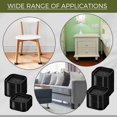 16 Pack Furniture Risers Adjustable Bed Desk Leg 1.38" Stackable Heavy ...