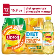 Lipton Diet Green Tea Mixed Berry Iced Tea, 16.9 fl oz, 12 Pack Bottles ...