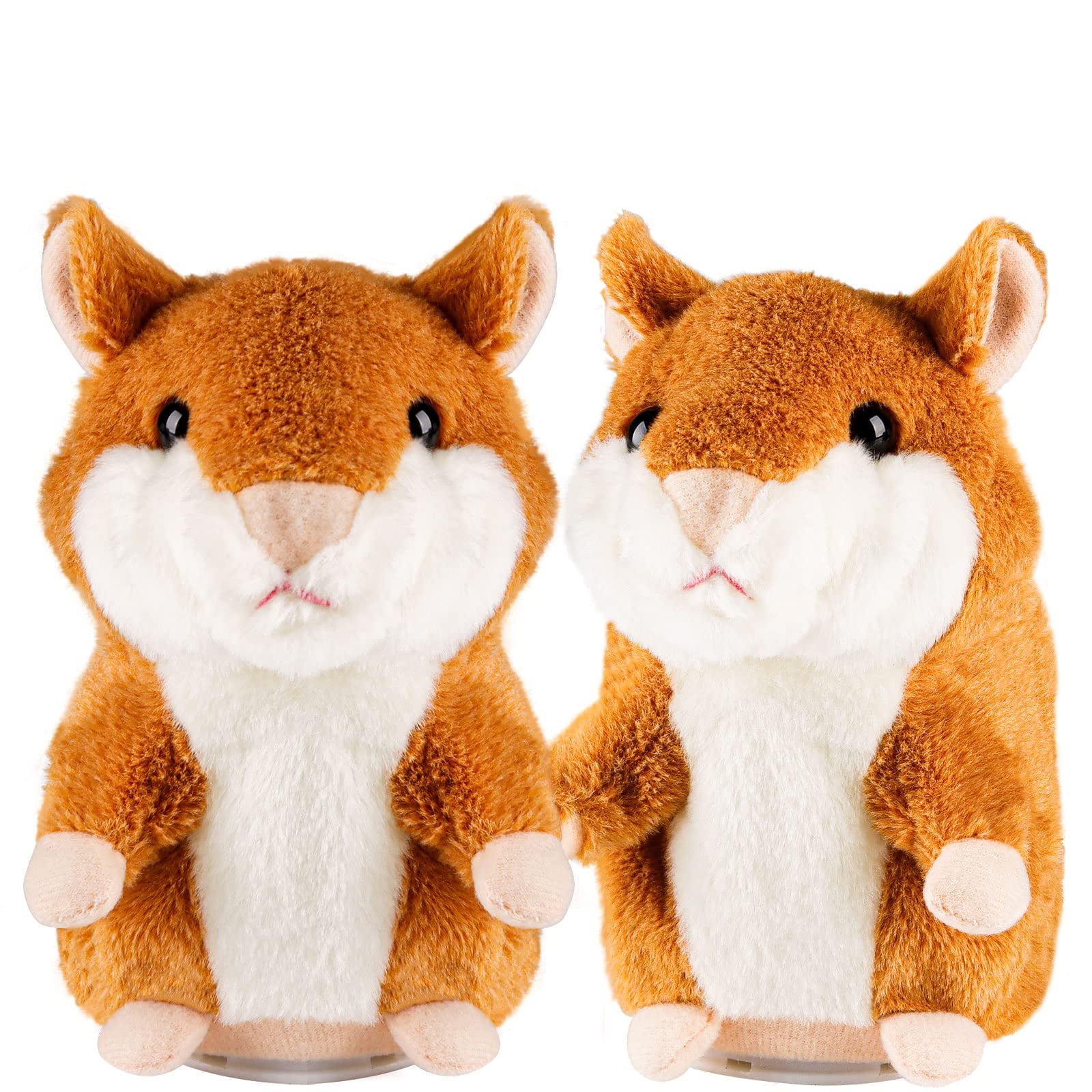 Talking Hamster, Interactive Stuffed Plush Animal Talking Toy Cute ...