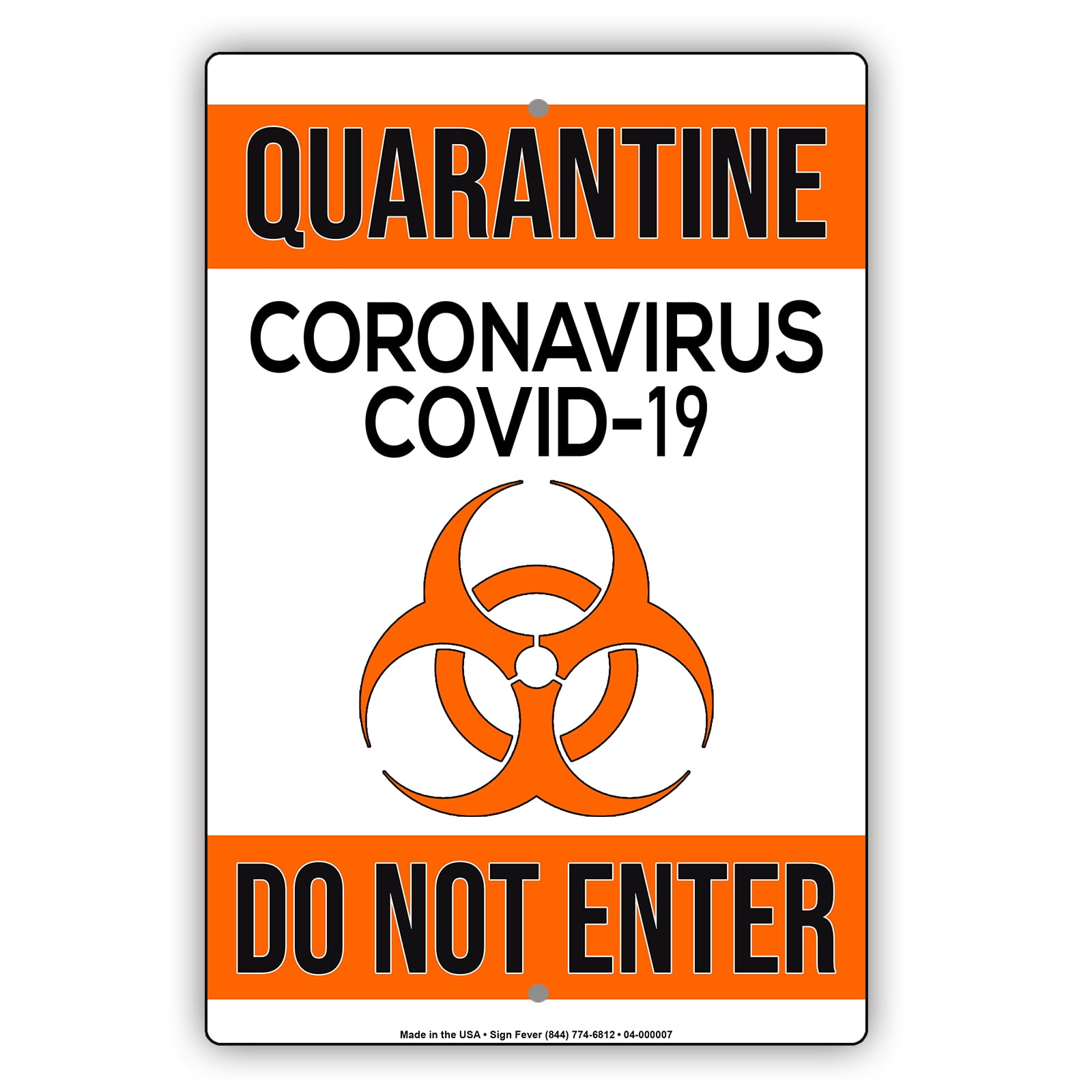Warning Do Not Enter Display Quarantine Disease Outdoor Health and ...