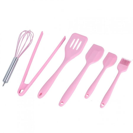 High Temperature Resistant 6Pcs/Set Cooking Utensil Scraper Silicone ...