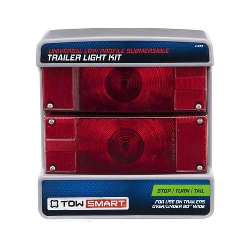 Universal Left and Right Low Profile Trailer Light Kit - Over/Under 80 ...