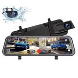 10'' Rear View Mirror Full Touch Screen Camera, Mirror Dash Cam with ...