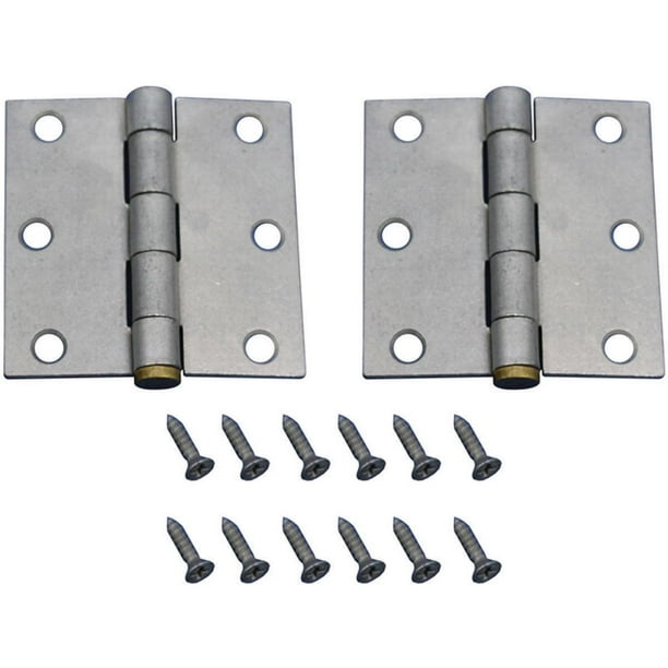 Prosource 2813285 3 x 3 in. Utility Door Hinge Leaf - Galvanized ...