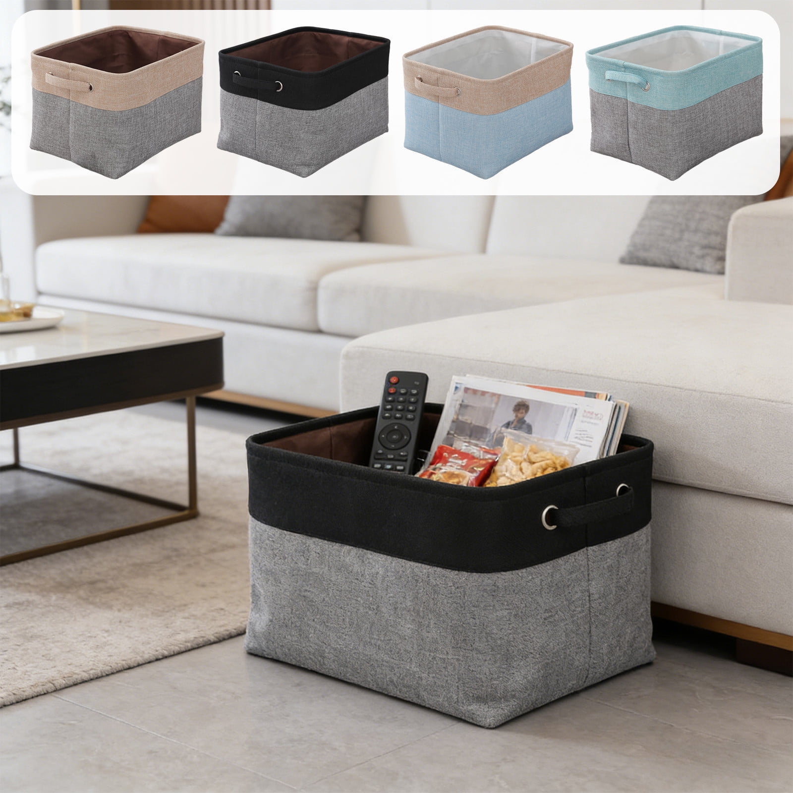 Click here for Onikri Large Fabric Storage Basket 14.96x11.02x9.4... prices