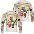 Happy New Year 2026 Shih Tzu Santa Gnome Holiday Party Snow All Over ...