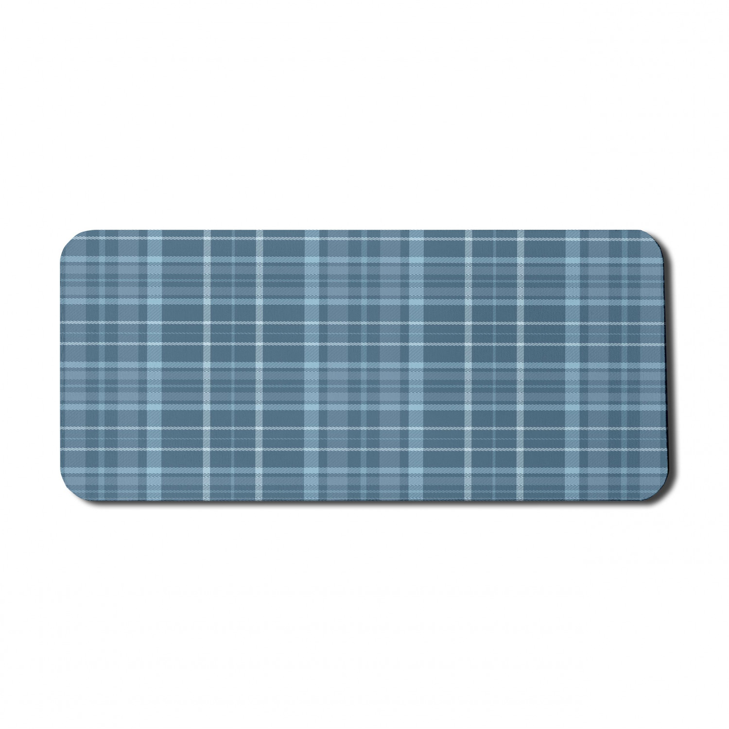 Plaid Computer Mouse Pad, Rhythmic Traditional Checkered Retro Style ...