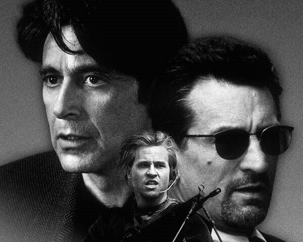 Heat 1995 Al Pacino Val Kilmer & Robert De Niro 8x10 inch photo ...