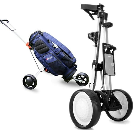 Professional Folding Golf Bag Trolley Outdoor Sports Travel Airport ...