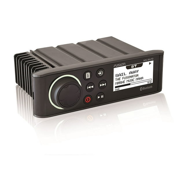 Fusion MS-RA70 Stereo with 4x50W AM/FM/Bluetooth 2-Zone USB Wireless ...