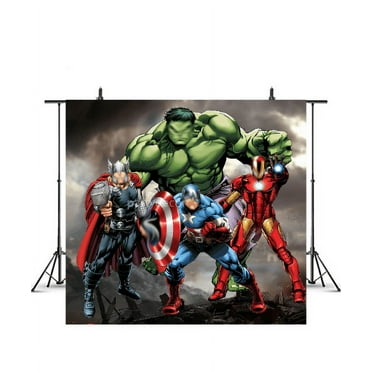 superhero party backdrop cityscape Vinyl 5x3FT backdrop superhero party ...