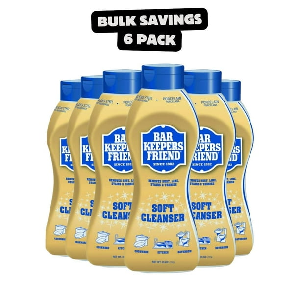 Bar Keepers Friend 11624 Soft Cleanser, 26 oz Squeeze Bottle, Citrus ...