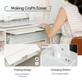 Crafit Large Carft Circut Cabinet Craft Sewing Storage Table with ...