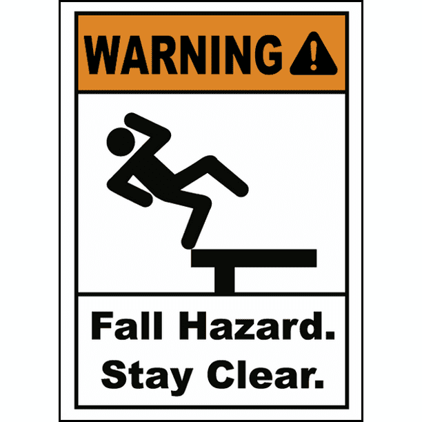 Fall Hazard Signs