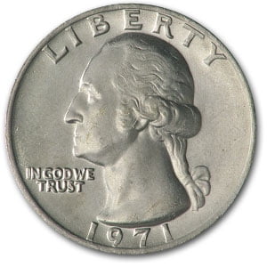 1971 Washington Quarter BU - Walmart.com