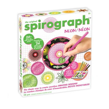 Travel Spirograph Art Kit - Creative Set for Kids, Classic Design Toy ...