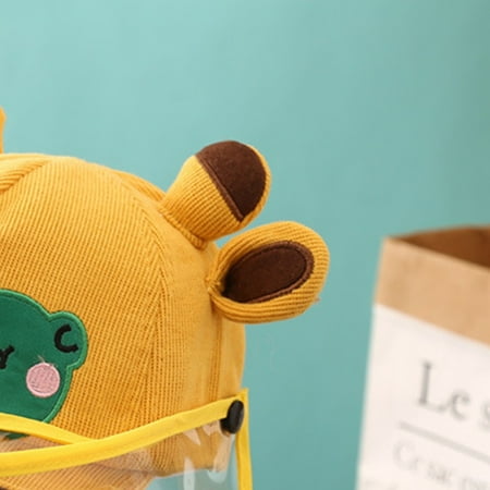 Baby Face Shield,Adjustable Baby Sun Hat Infant Removable Face Visor ...