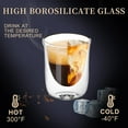 PARACITY Espresso Cups Set, 2 Oz Double Wall Glass Cup, Insulated ...