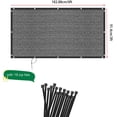 Dog Cage Sunshade – 80% UV Blocking Cover, Perforated Mesh Privacy ...