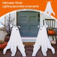 Halloween Ghost Dog Costume for Pets,Funny White Ghost Cloak with Ears ...