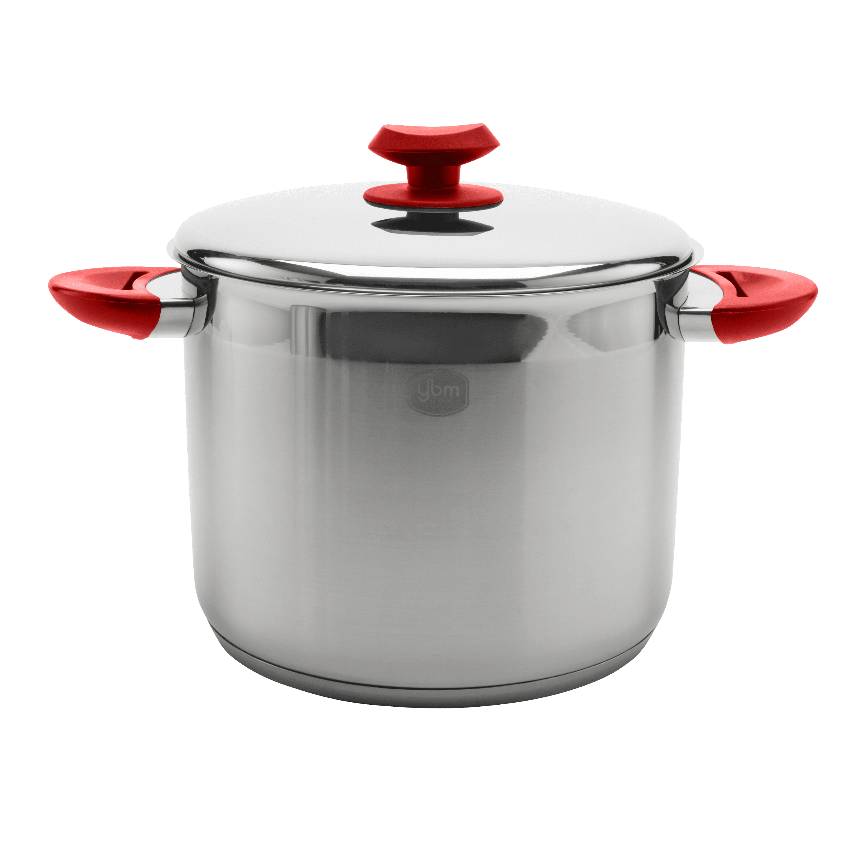 YBM Home Professional Chef’s 18/10 Stainless Steel Stock Pot Covered ...