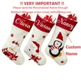 Personalized Christmas Stocking with Custom Name Large Luxury ...