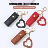 Women's Lipstick Holder Key Chain Portable Lip Gloss Balm Case Bag ...