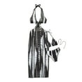 2024 European And Sexy Three Piece Two Piece Bikini Swimsuit Bathing