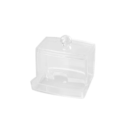 Stockage de coton-tige, support de coton-tige transparent, boîte de ...