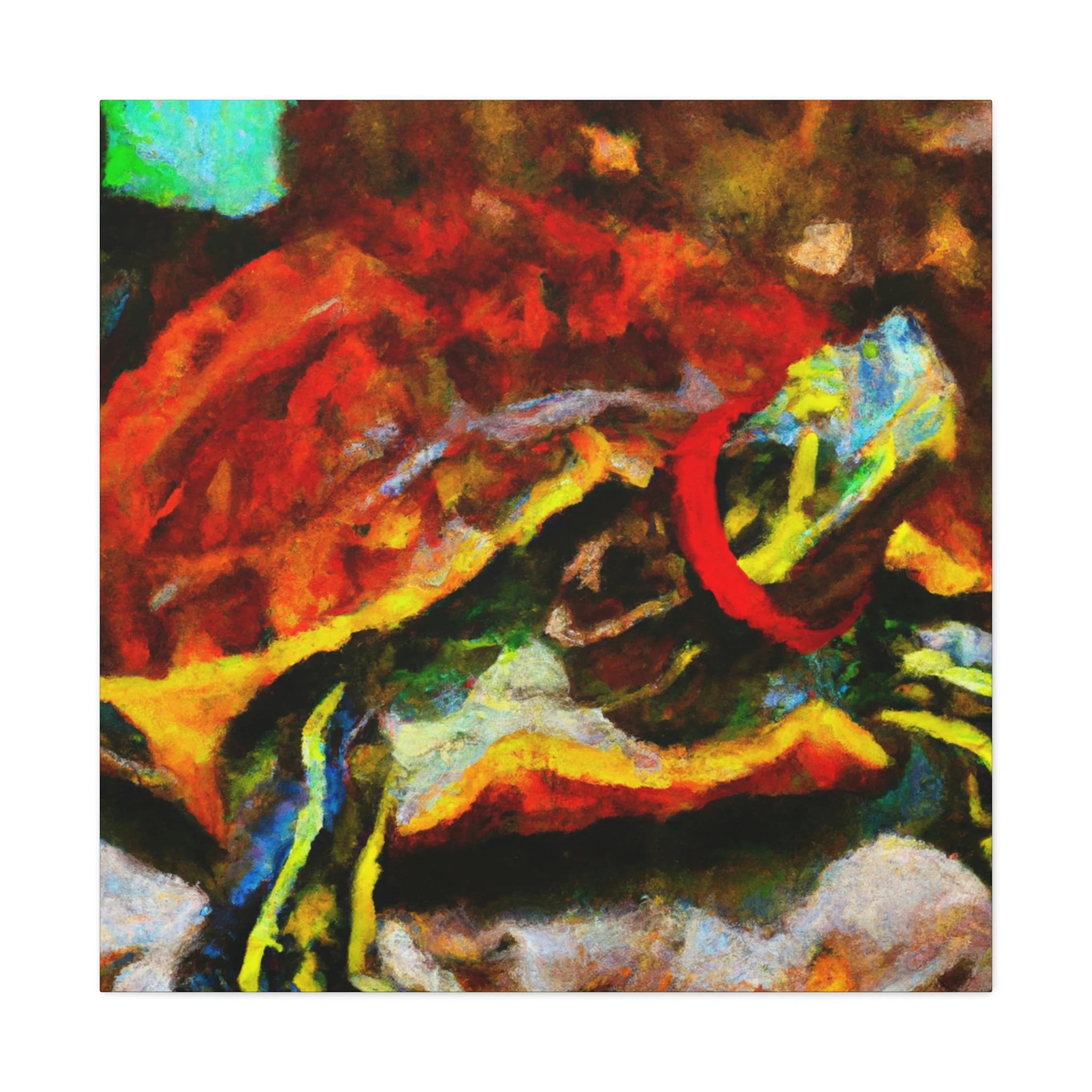 Red Eared Slider Fauve - Canvas - Walmart.com