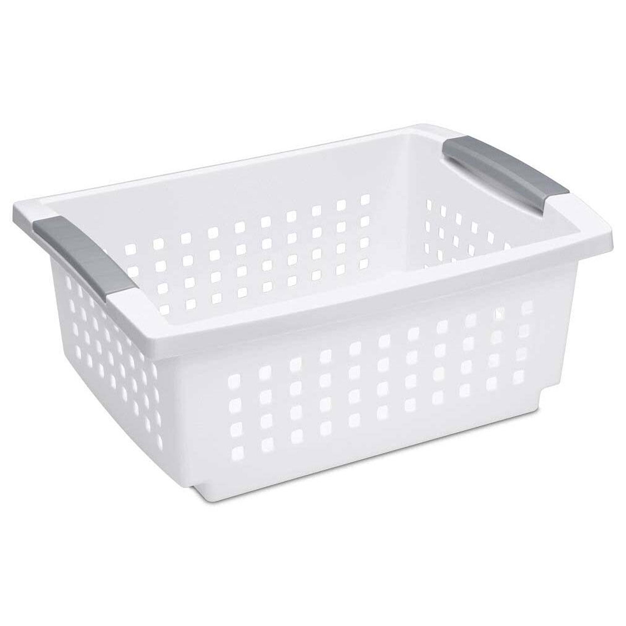 Sterilite Medium Sized Stackable Storage & Organization Basket, (20 ...
