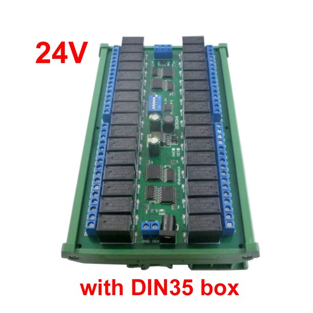 Yeacher Automation Timer Relay DC24V with DIN35 Box Times Delay Relay ...