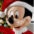 Disney's 4ft Santa Mickey Mouse Animated Indoor Holiday Decoration ...