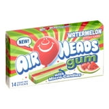 AirHeads Gum, Watermelon Flavor, 14 Piece Wallet Pack, Chewing Candy ...
