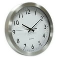 Universal UNV10441 12.63 in. Diameter 24-Hour Round Wall Clock Black ...