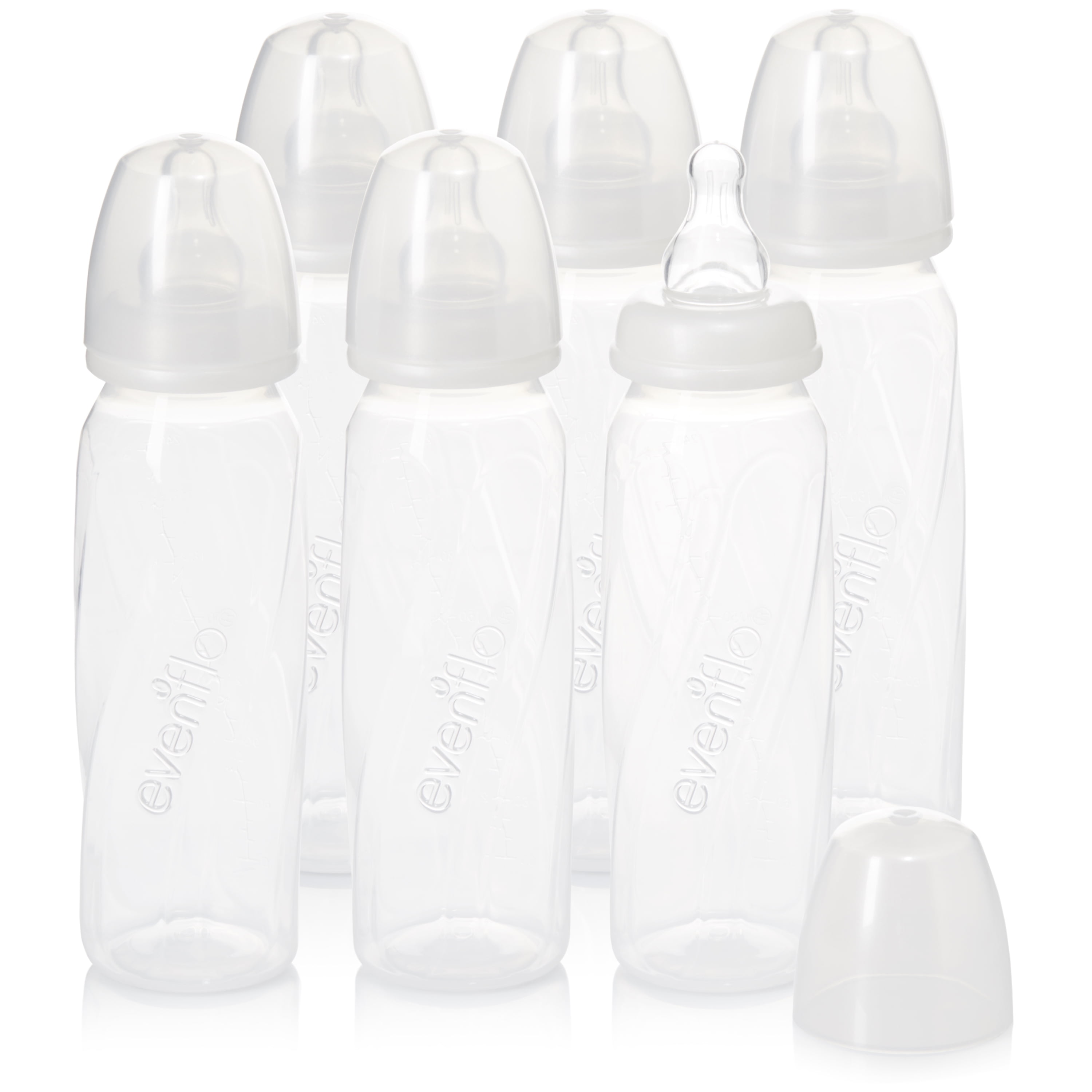 Evenflo Feeding Vented+ BPA-Free Polypropylene Baby Bottles - 8oz ...