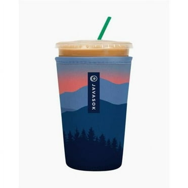 Sok It Java Sok Reusable Neoprene Insulator Sleeve for Iced Coffee Cups ...