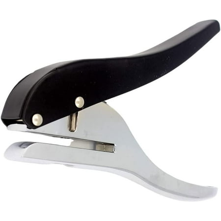 Handheld Hole Puncher Heavy Duty Single Circle Hole Punch for ID Cards ...