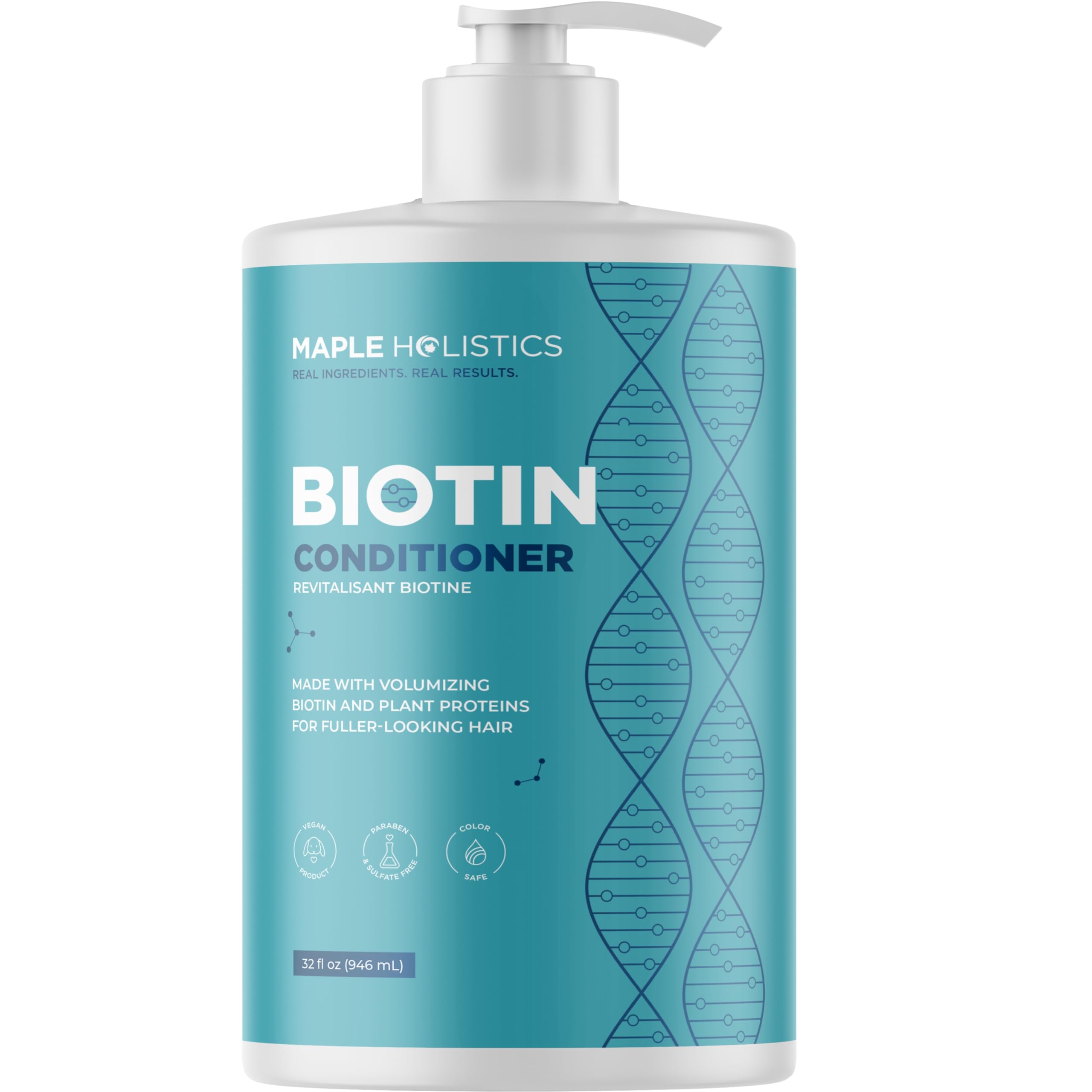 Acondicionador con biotina para cabello fino y debilitado ...