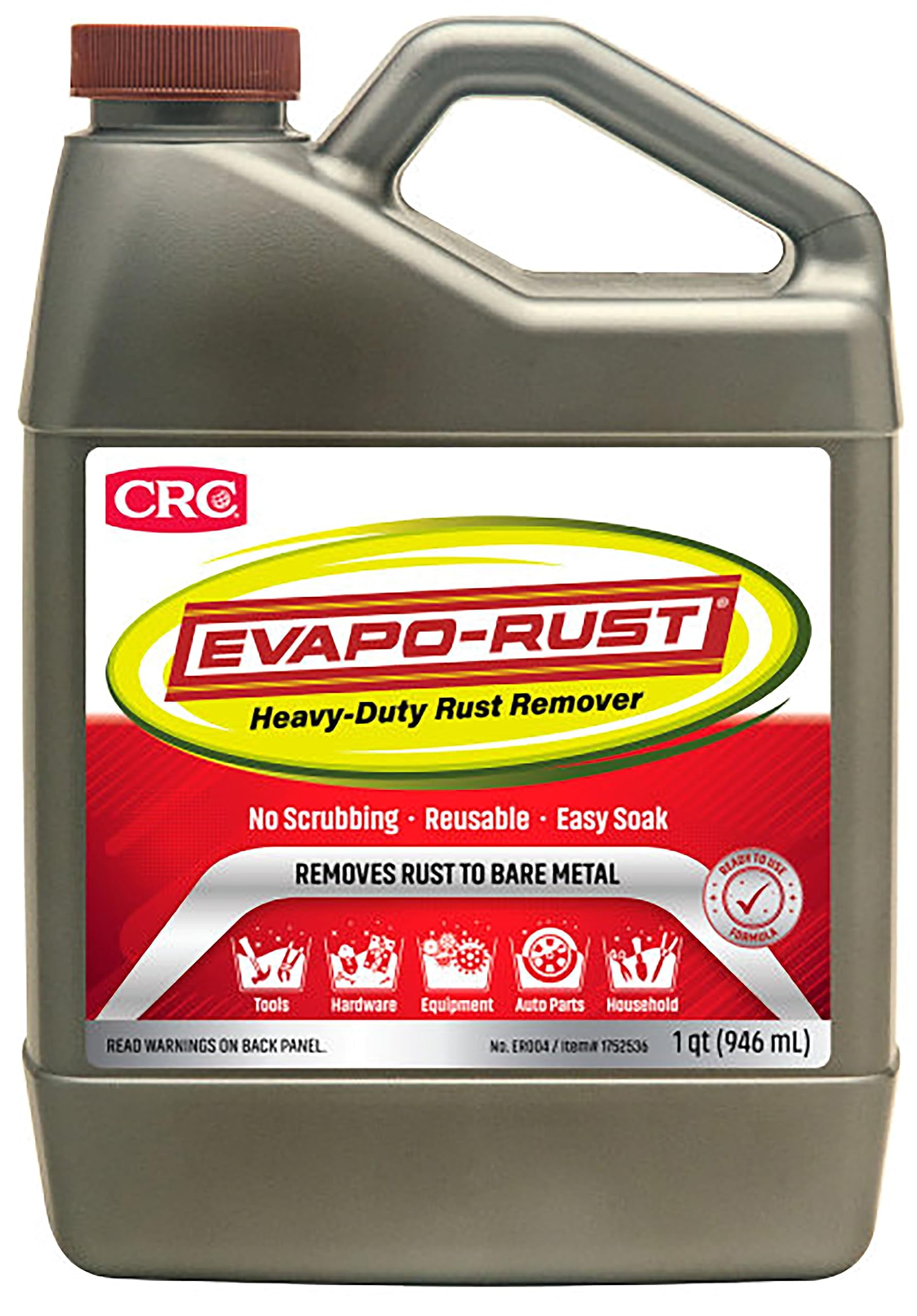 Eliminador de óxido Evapo-Rust CRC, de alta resistencia, reutilizable, 946 ml | Walmart en línea