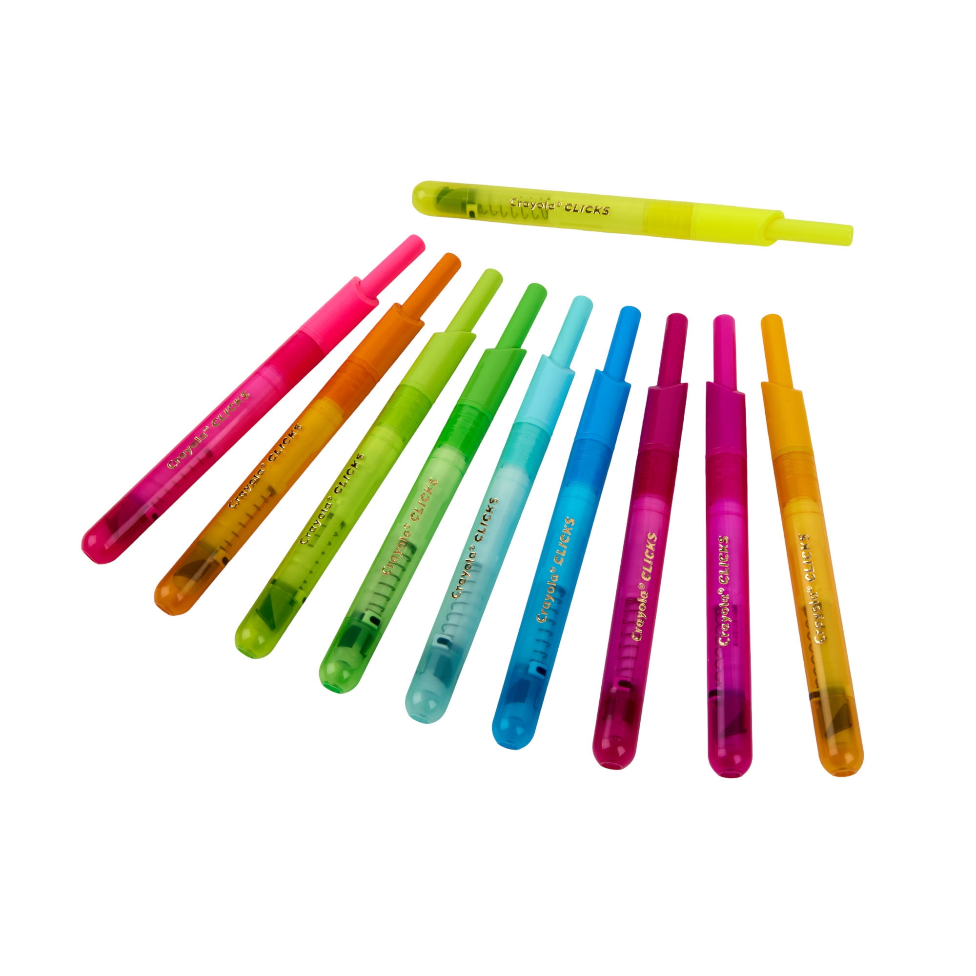 Click here for Crayola Clicks Retractable Markers - Neon  10 Coun... prices