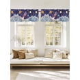 Cartoon Rocket Window Valance, Cloud Space Stars Cute Planet Classic 2 ...