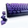 134 Purplee Gradients Original Height Keycaps Side Print Backlit Dye ...