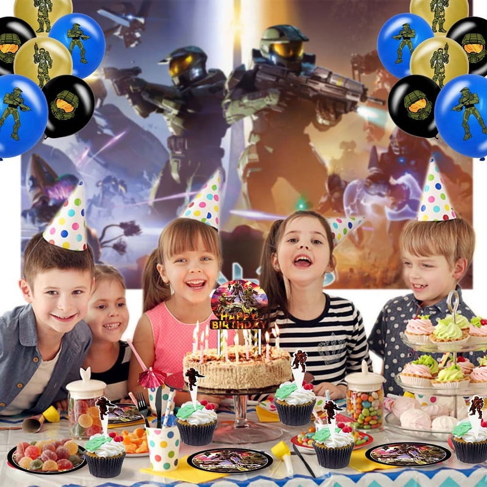Halo Birthday Party Decor Ideas The Master Chief Birthday Party