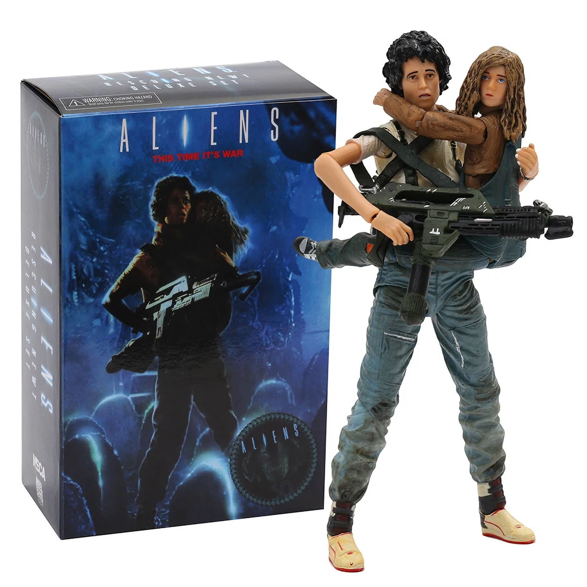 NECA-figura de acción de Alien 2, juguete de modelo coleccionable de ...