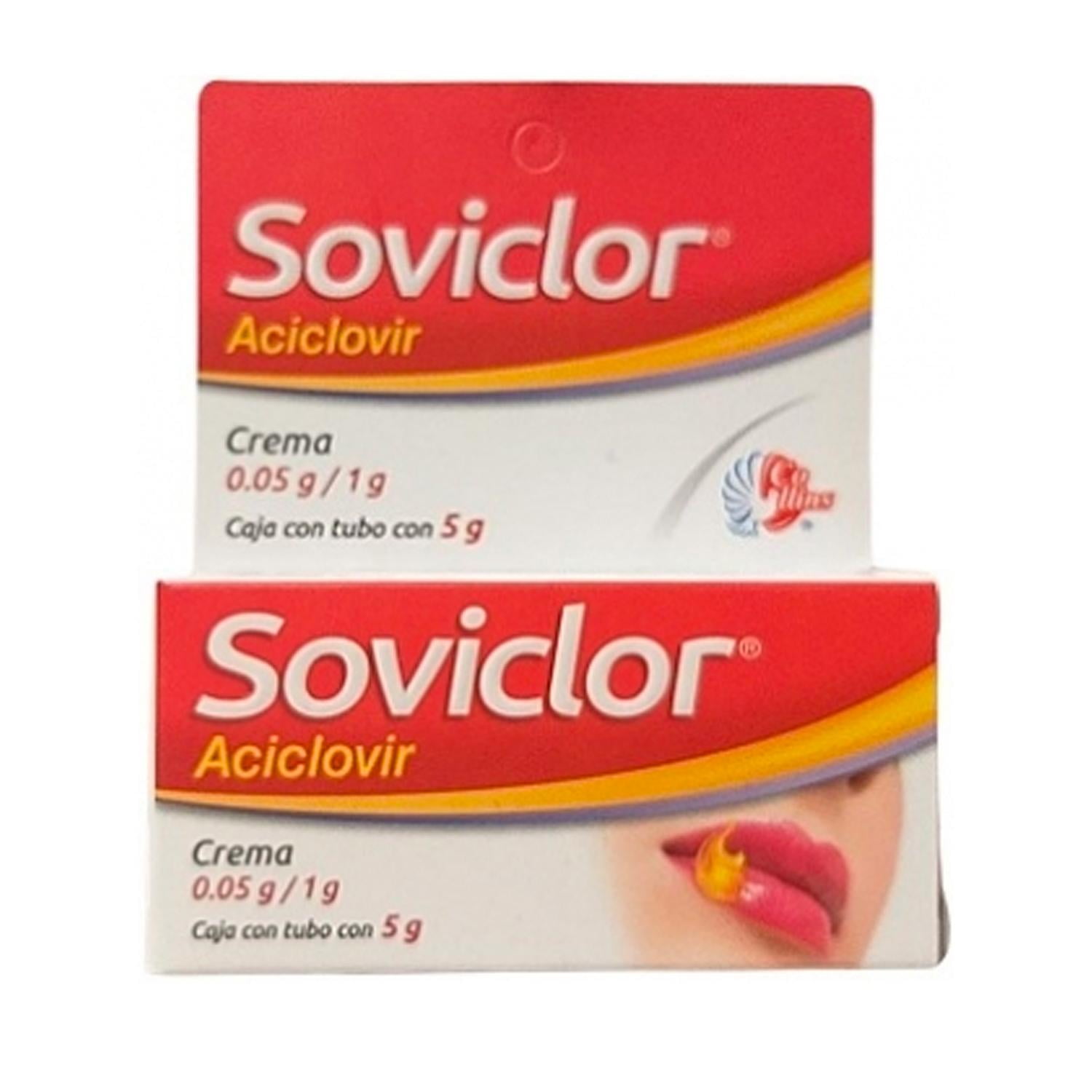 Crema Soviclor Aciclovir 5 gr multicolor Soviclor Aciclovir | Walmart ...