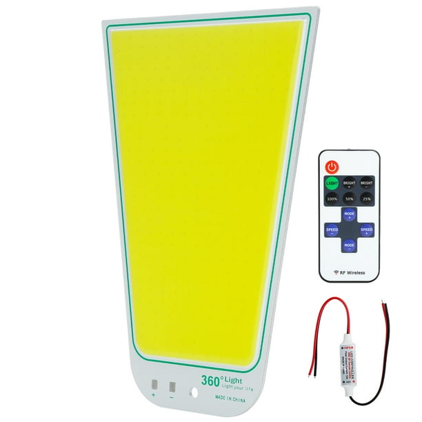 Led 200 X 140mm COB LED Panel Light Remote Control Outdoor Camping COB Plate Light - Walmart.ca