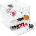 iDesign Clear 3 Drawer Vanity Organizer - Walmart.com