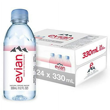 evian Natural Spring Water, 1L Bottles, 12 Pack, Drinking Water Case - Walmart.com
