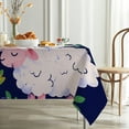 Chilfamy Rectangle Dining Tablecloth - Farm Barn Animals Print ...